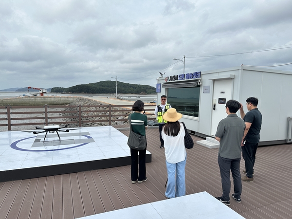 한국개발연구원 국제정책대학원, 서산시 드론배송서비스 현장 견학